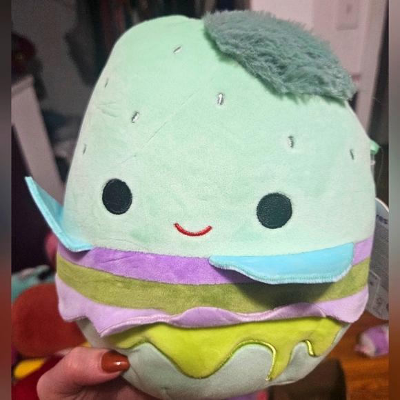 Squishmallows | Toys | Nwt Orson The Zombie Cheeseburger 8 Inch ...